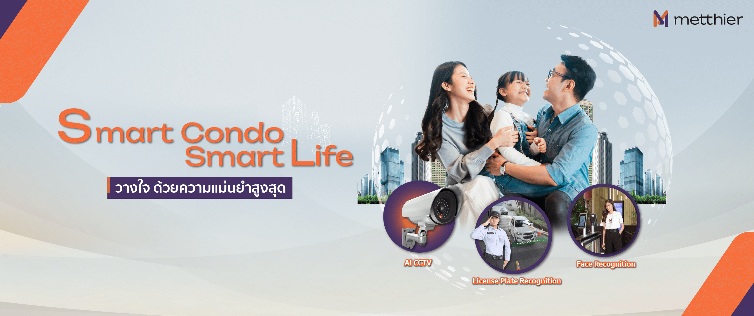 Smart Condo, Smart Life วางใจด้วยความแม่นยำสูงสุดด้วยเมทเธียร์ | Metthier